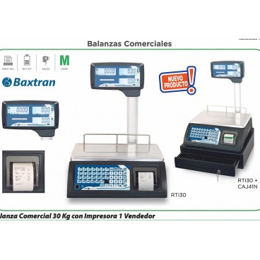 Balanza Profesional con impresora Baxtran RTI30