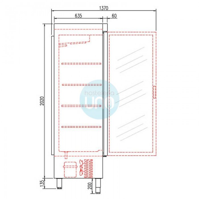 Nevera Expositora Coreco ACRV-751