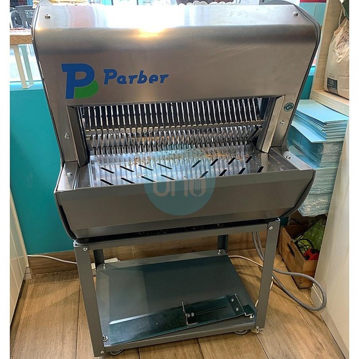 Rebanadora Cortadora de Pan de pie Parber KST-43 con soporte